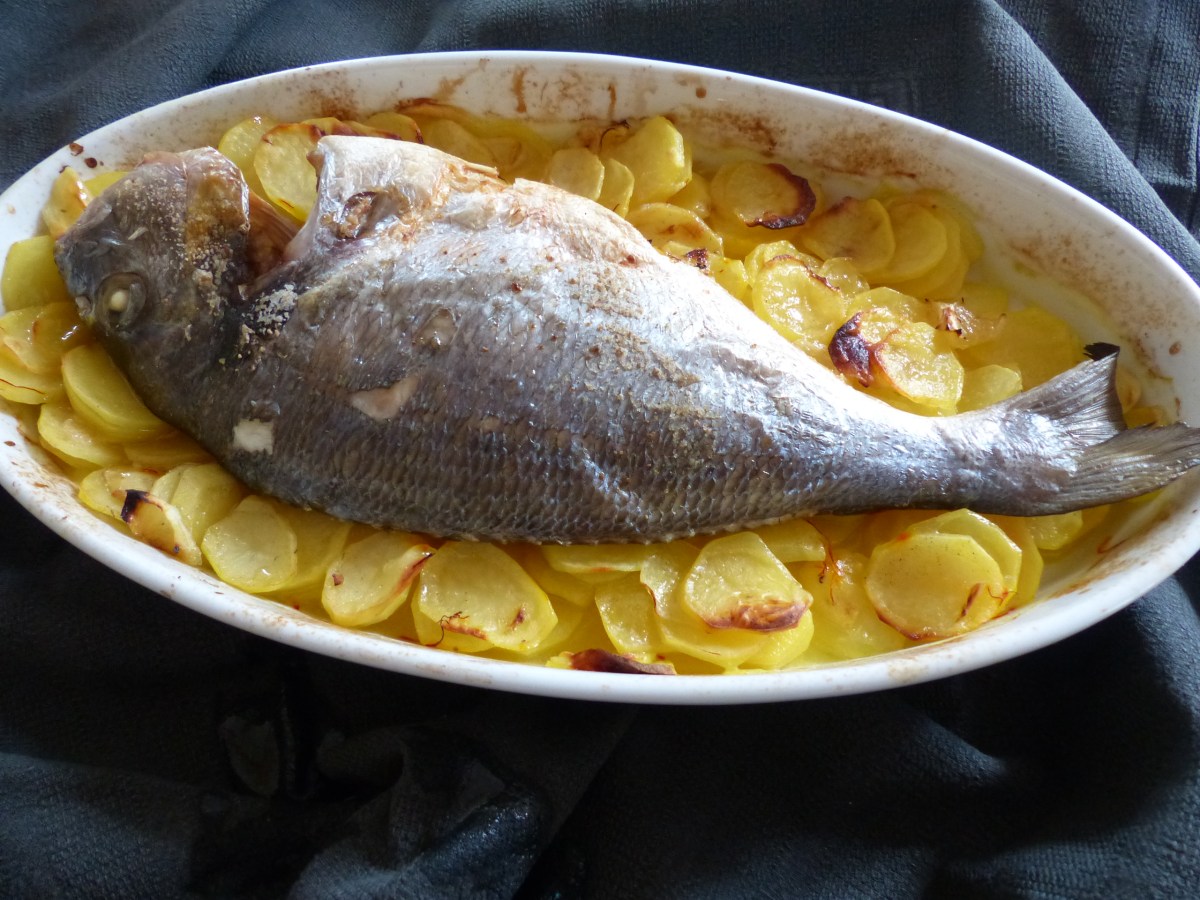 Dorade au four au citron et safran – CVOUSLECHEF – Le Blog