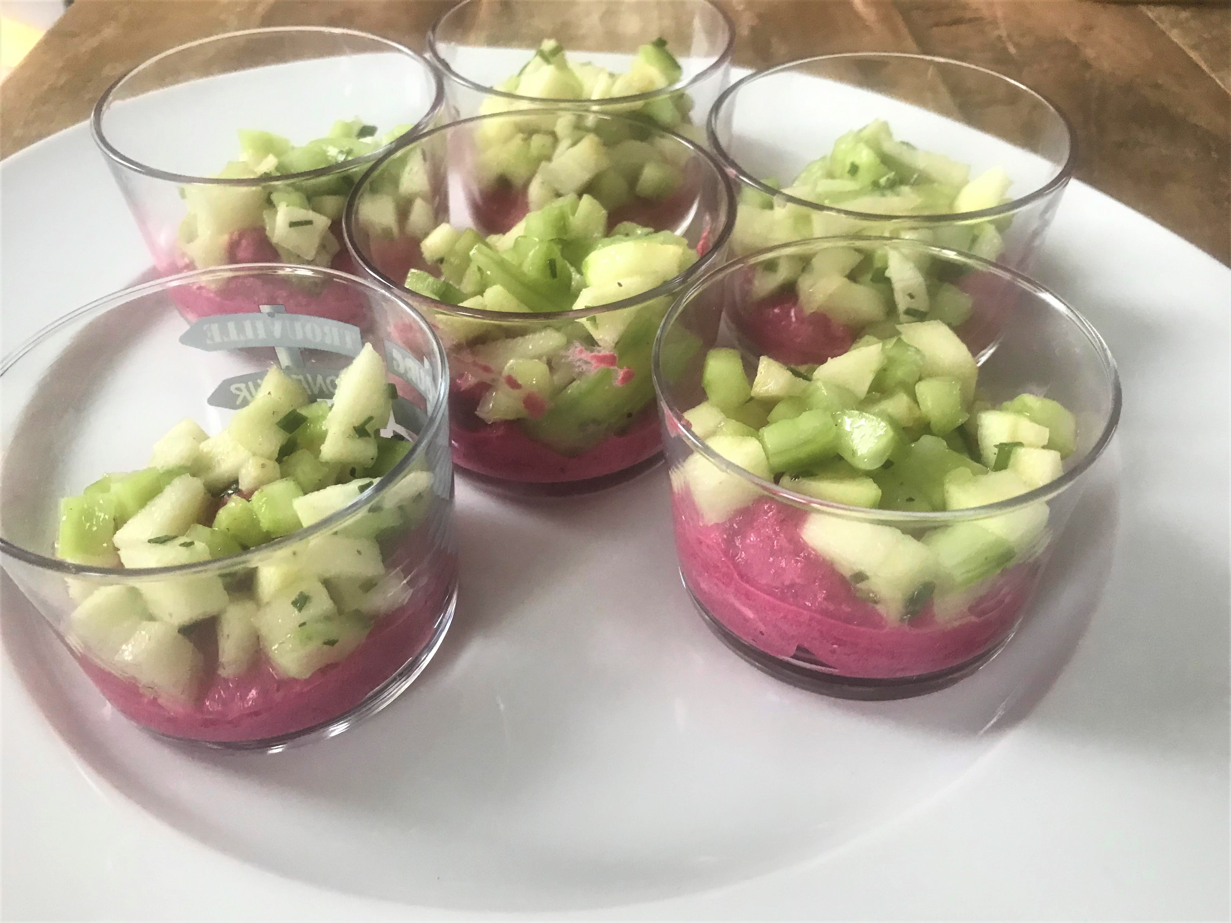 Verrine fraîcheur de betterave – CVOUSLECHEF – Le Blog